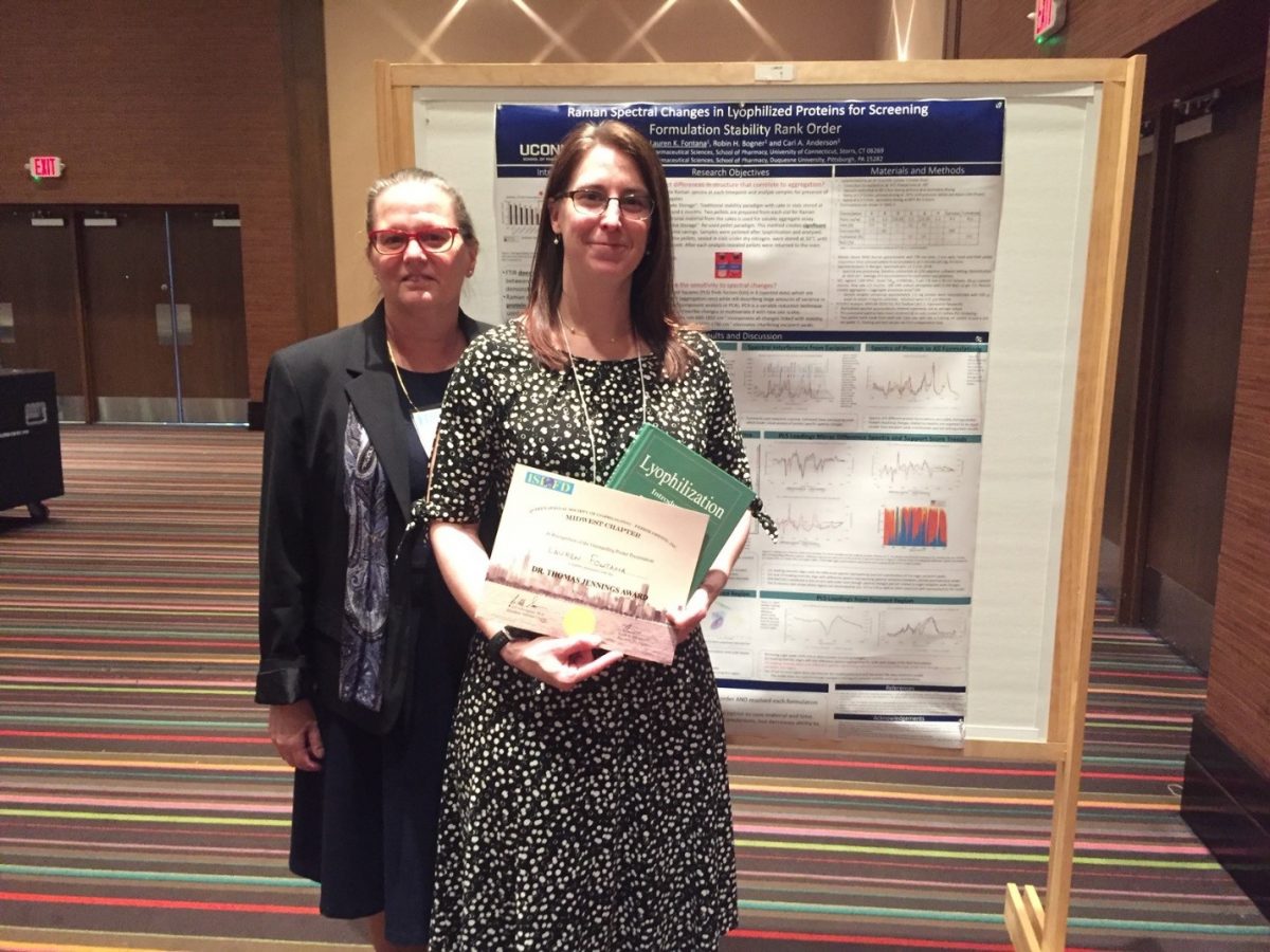 Lauren Fontana, CPPR Student from UConn, Awarded for Best Poster at the International Society of ...