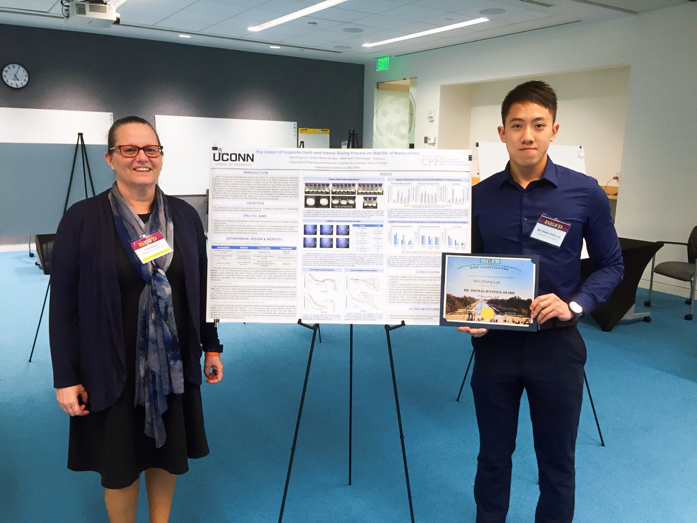 Wei-Chung (Jimmy) Luo wins ISLFD best poster for CPPR project results | Kildsig CPPR