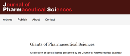 Special Issue of Journal of Pharmaceutical Sciences to be Dedicated to CPPR Faculty, Lynne S ...