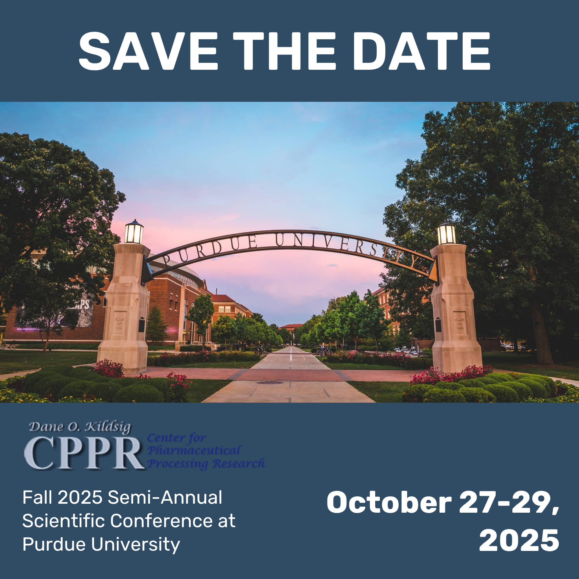 Next CPPR Conference to be held at Purdue University, Oct 27-29 ...